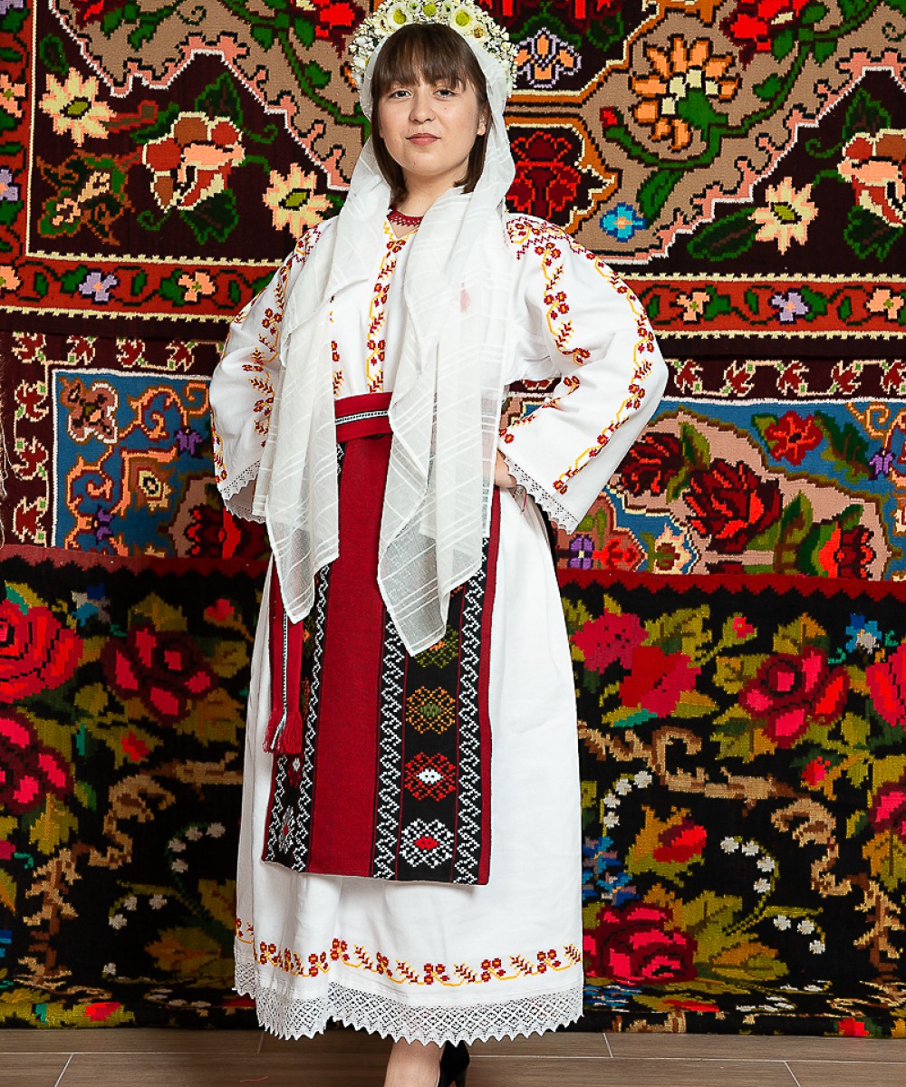 Costum popular femeie Muntenia, Calarasi - Camelia